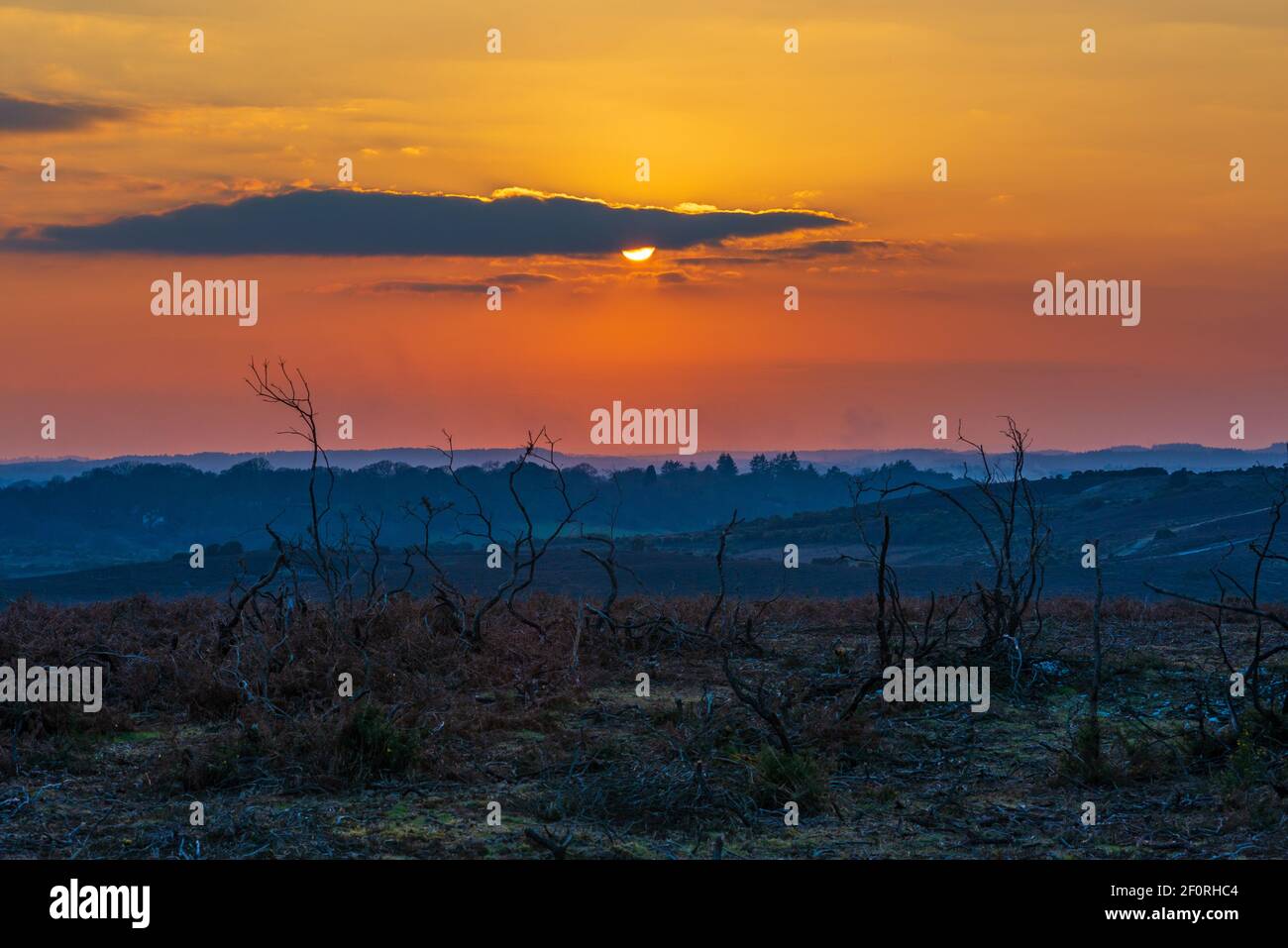 Burning landscape hi-res stock photography and images - Alamy