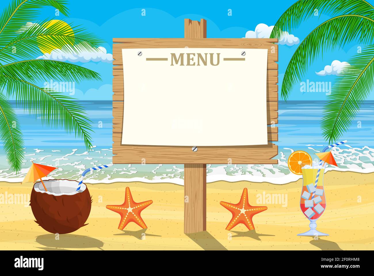 summer seaside poster Stock Vector Image & Art - Alamy