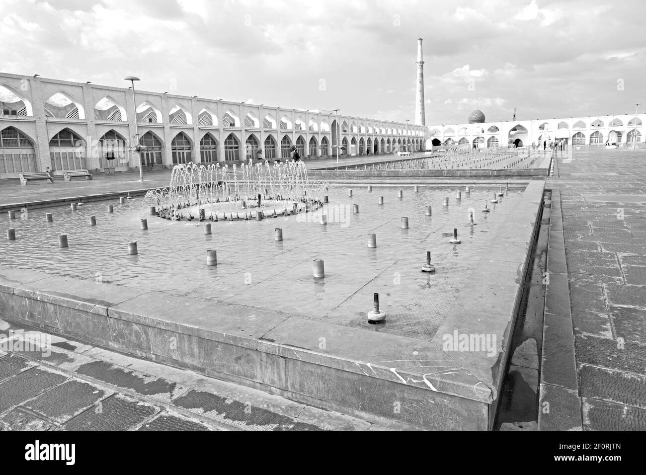 In iran the old square Stock Photo - Alamy