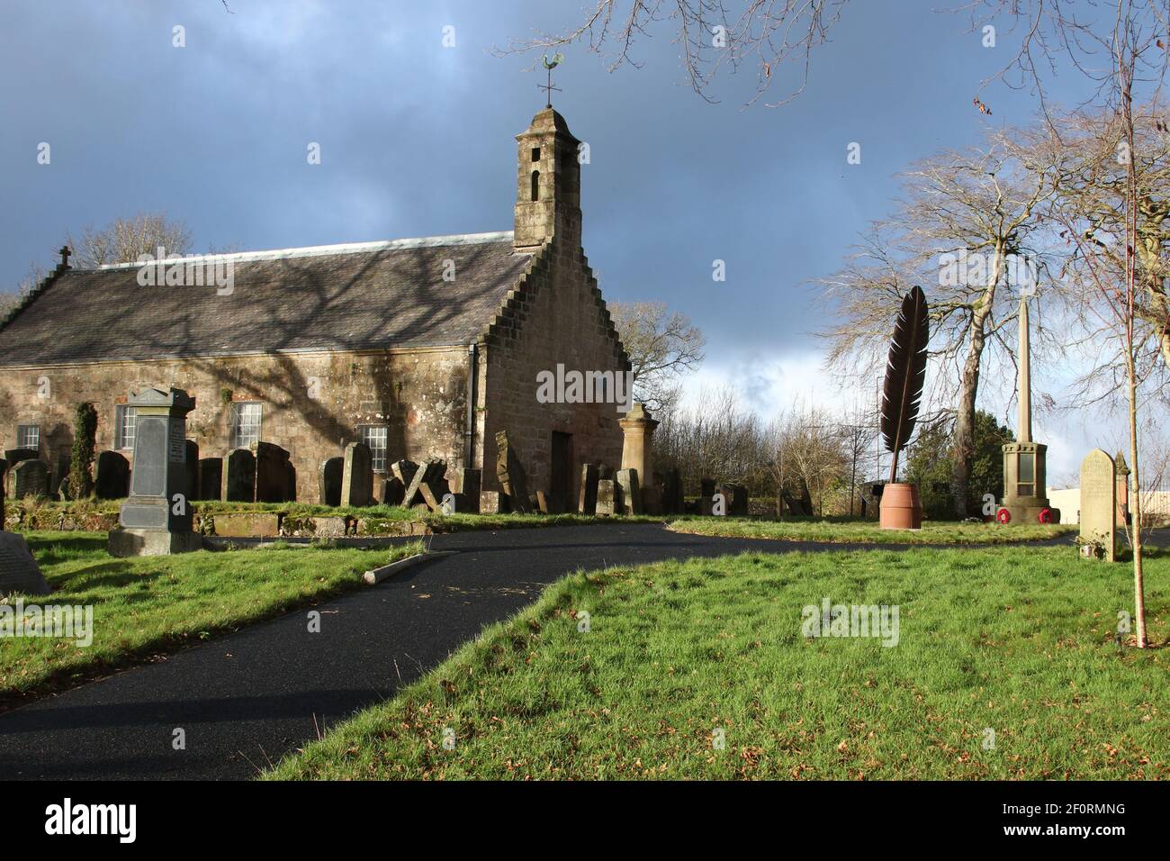 Auchinleck Parish Church, East Ayrshire, Scotland. Nov 2020 ; Delivery ...