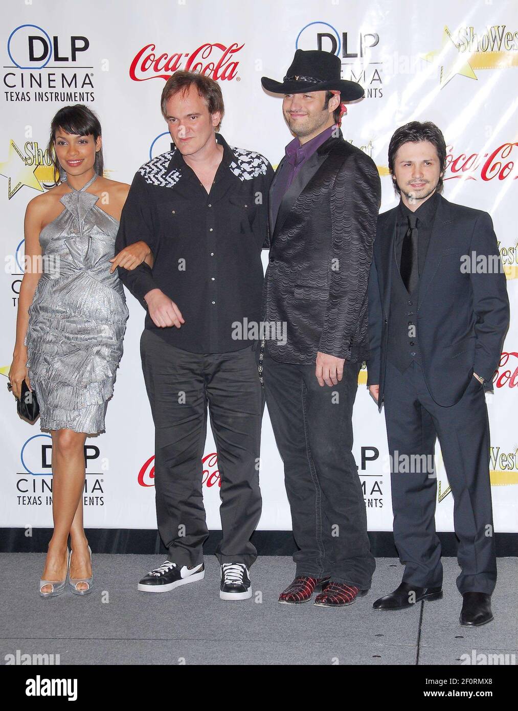 Freddy Rodriguez, Rosario Dawson, Quentin Tarantino and Robert ...