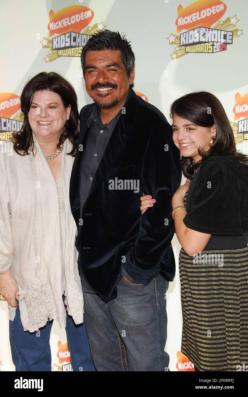 Ann Lopez, George Lopez and daughter Mayan Lopez. 31 March 2007 ...