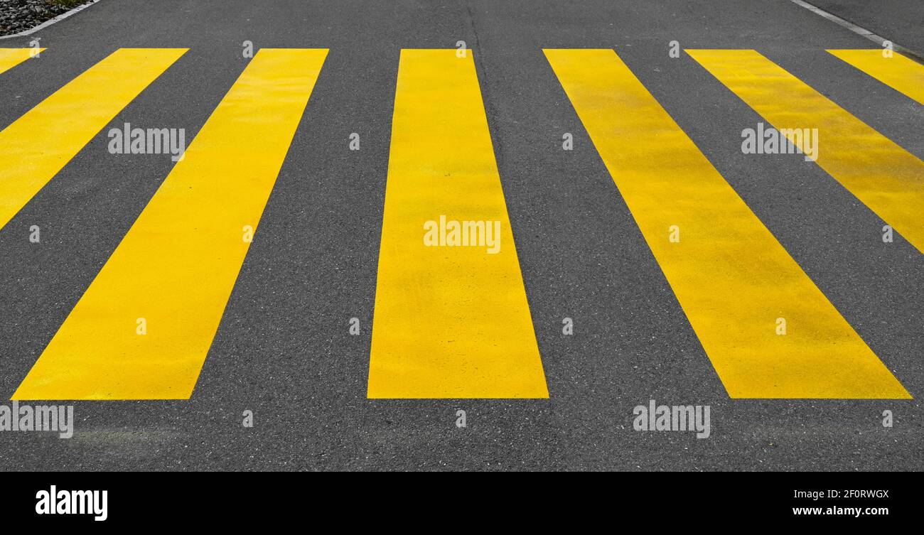 Marked pedestrian crossing hi-res stock photography and images - Alamy