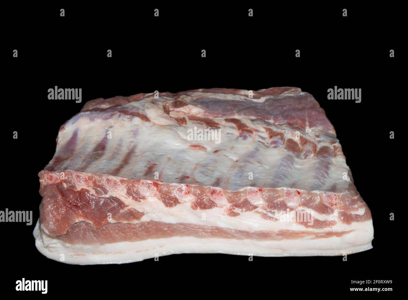 Fresh pork belly with ribs, Germany Stock Photo - Alamy