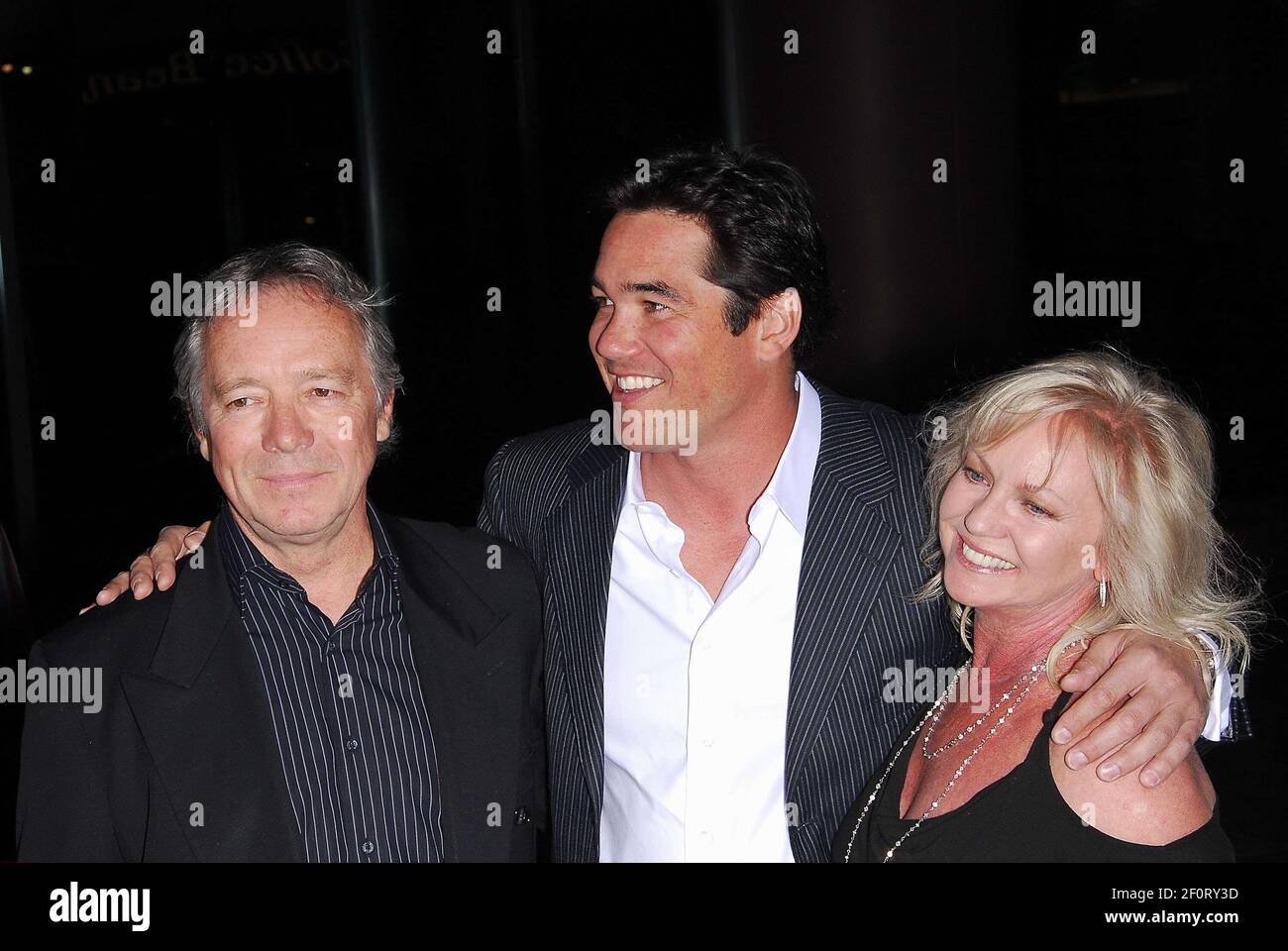 Dean Cain, dad Christopher Cain and mom Sharon Cain. 2 May 2007 ...