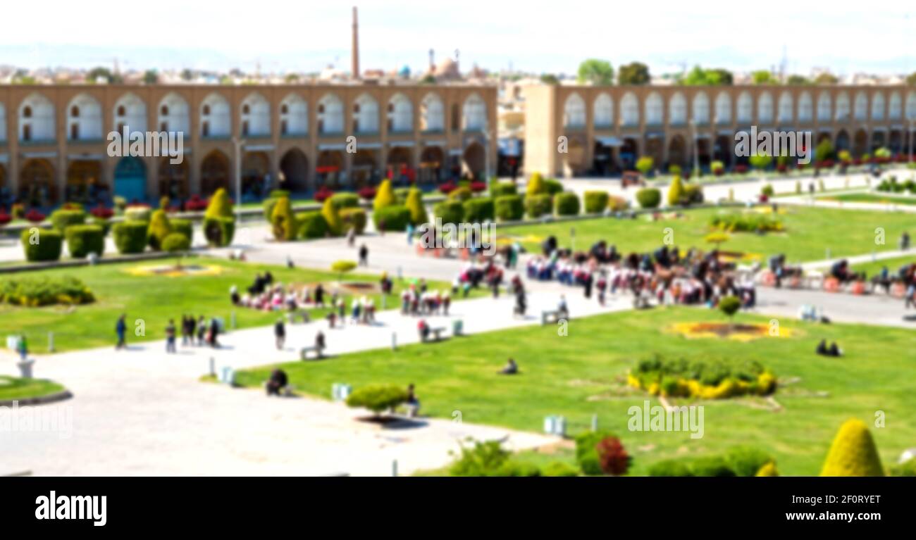 In iran the old square Stock Photo - Alamy