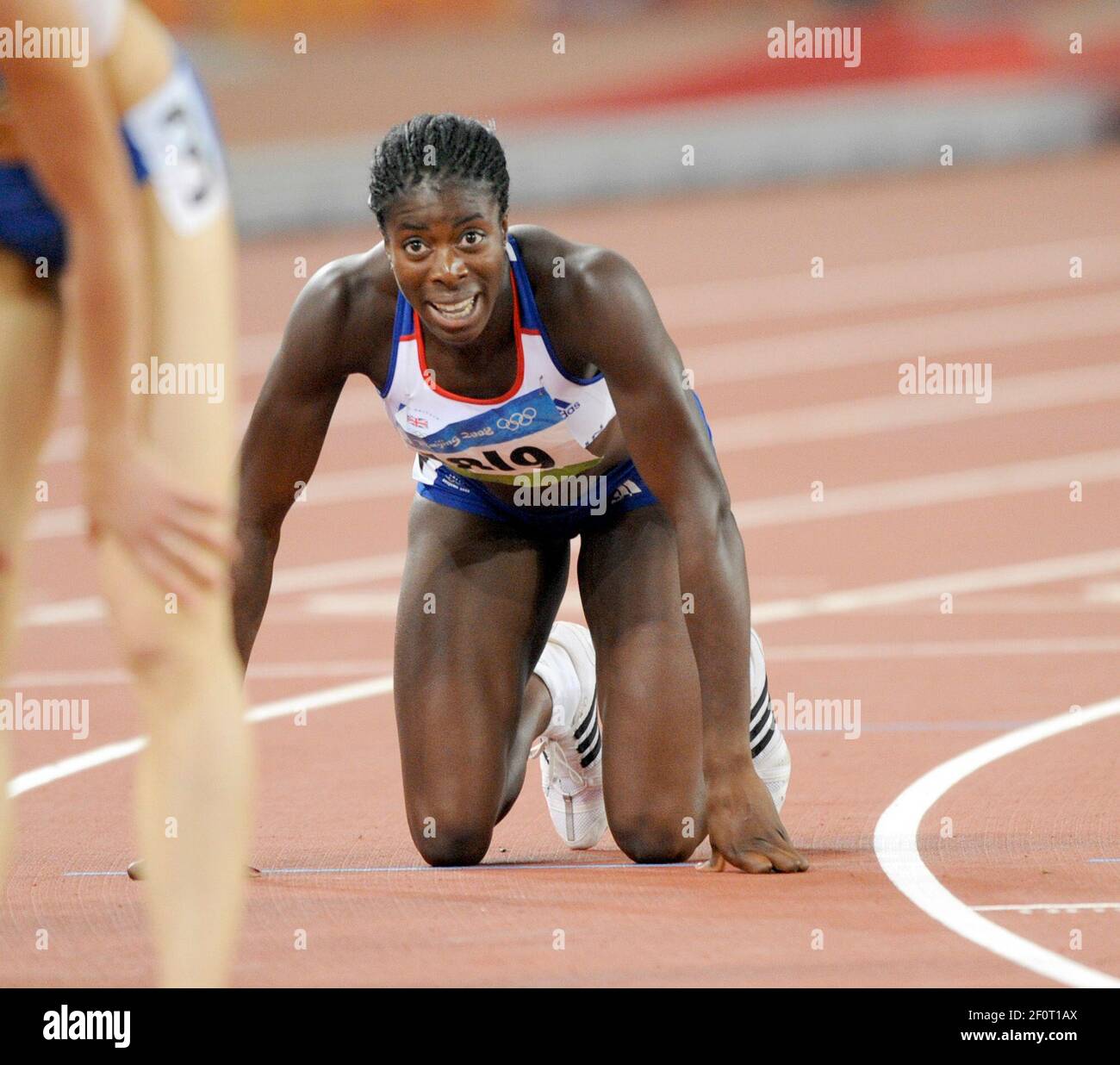 OLYMPIC GAMES BEIJING 2008. 11th DAY 19/8/08. WOMAN'S 400m FINAL CHRISTINE OHURUOGU WINS GOLD ...