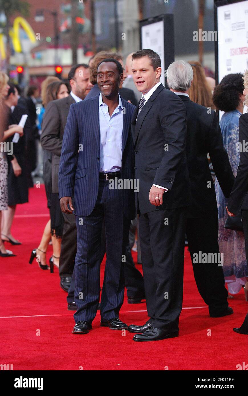Don Cheadle and Matt Damon. 5 June 2007 - Hollywood, California. "Ocean ...