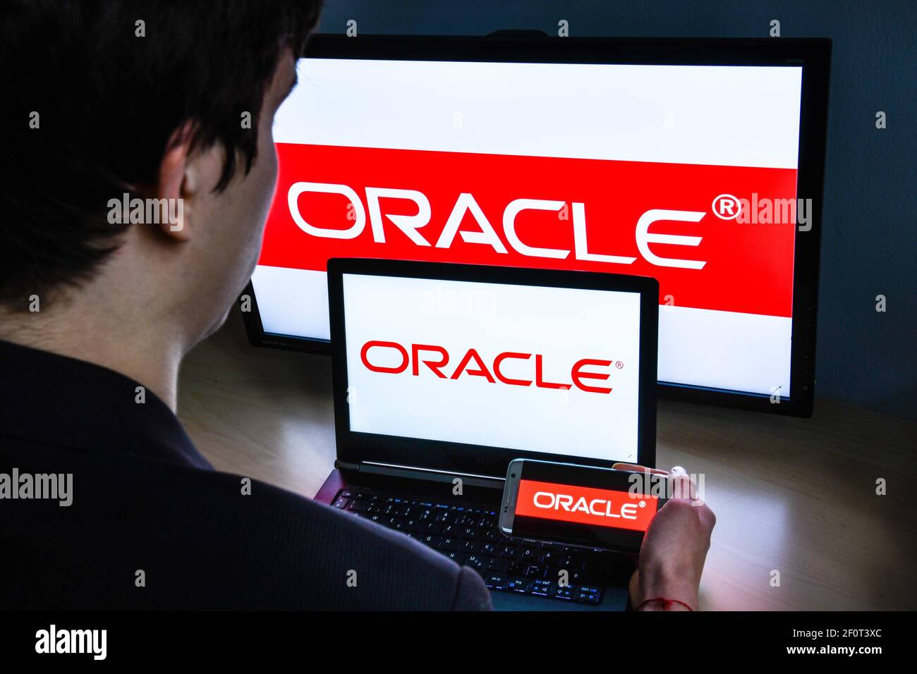 Oracle logo hi-res stock photography and images - Alamy