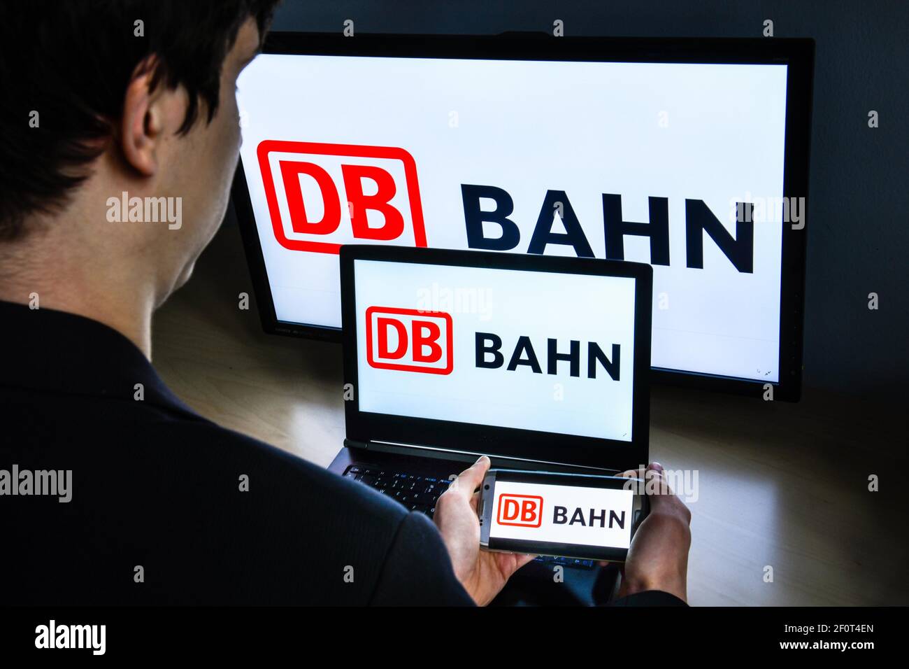 Logo Deutsche Bahn Stock Photo - Alamy