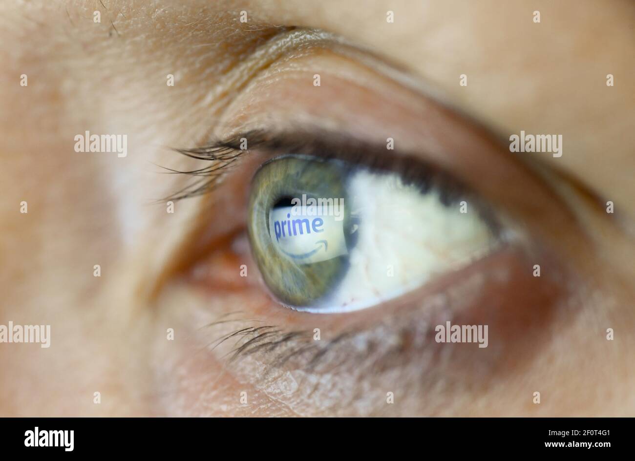 Eye, Logo amazon prime Stock Photo - Alamy