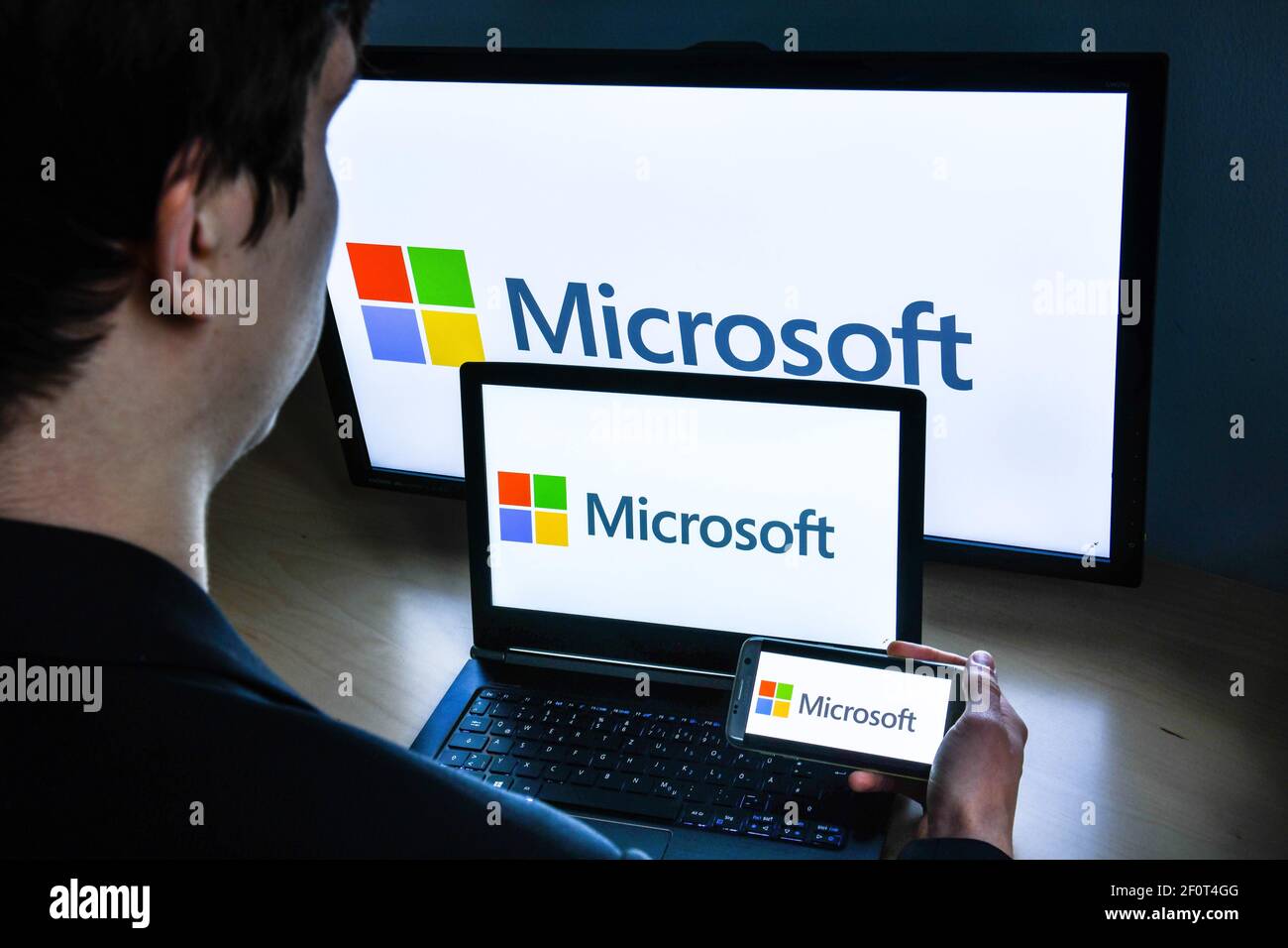 Logo microsoft hi-res stock photography and images - Alamy