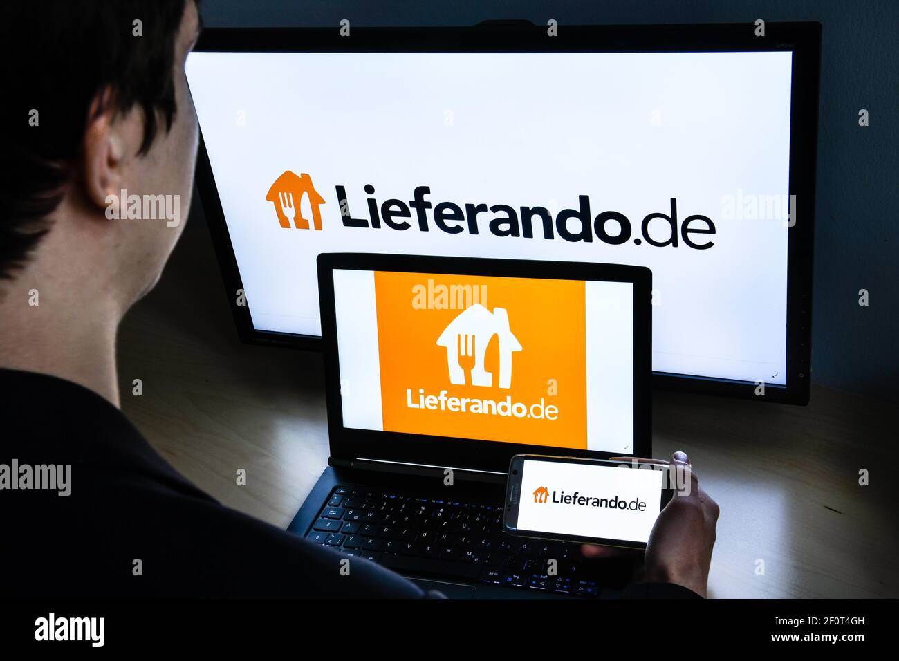 Lieferando logo hi-res stock photography and images - Alamy