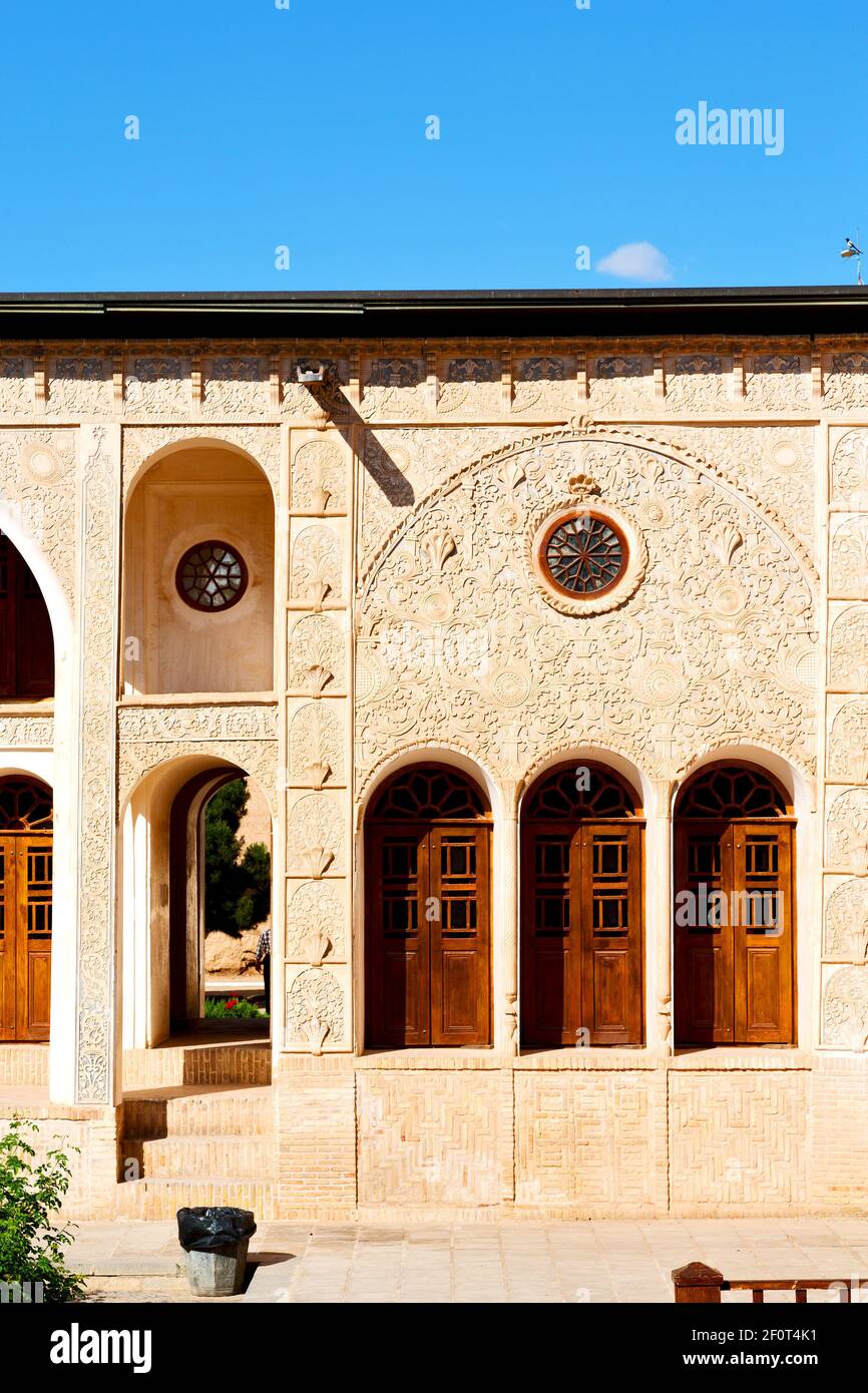 In iran the old architecture window Stock Photo - Alamy
