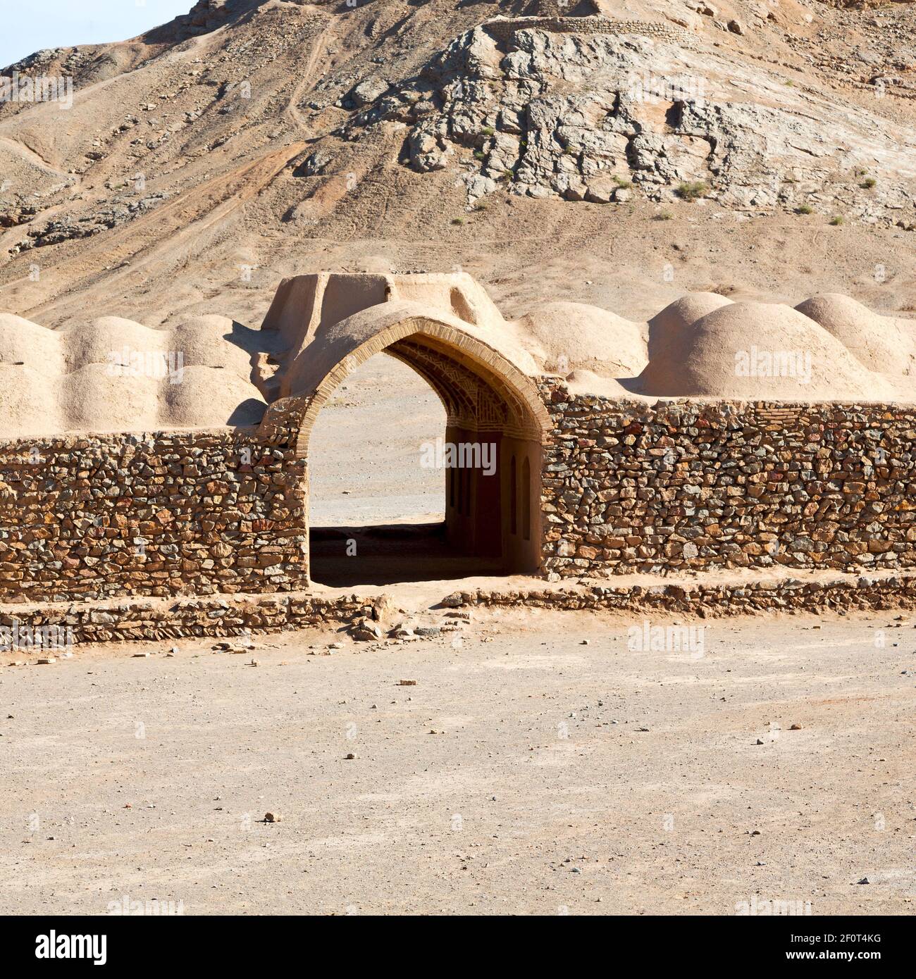 In iran the antique temple Stock Photo - Alamy