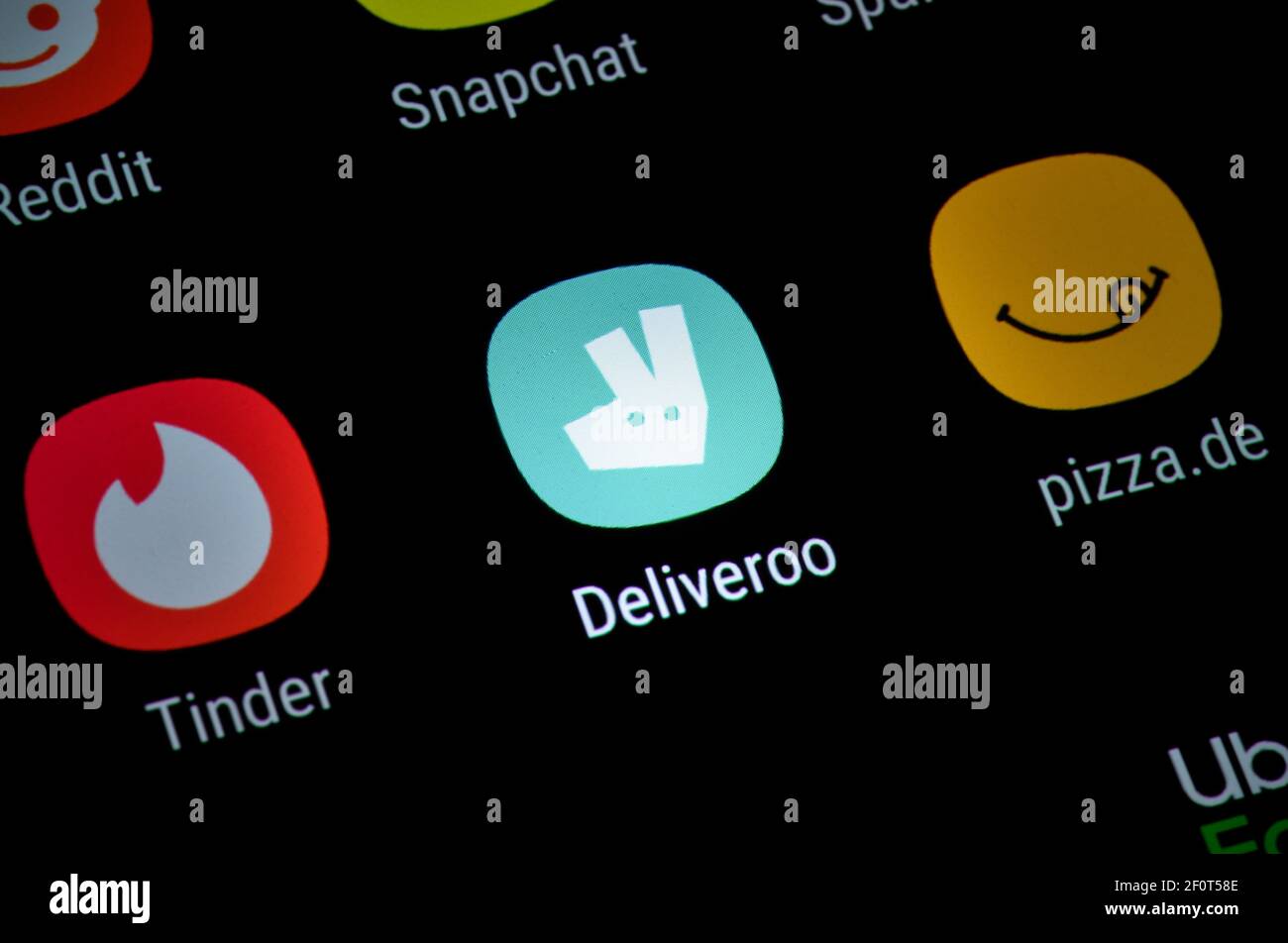 Deliveroo sign hi-res stock photography and images - Alamy