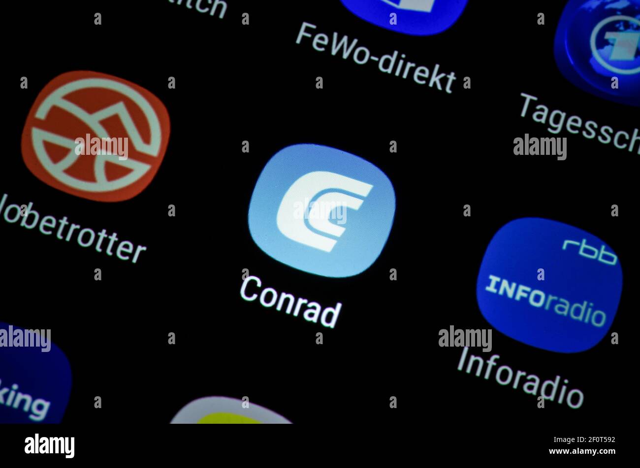 Conrad logo hi-res stock photography and images - Alamy