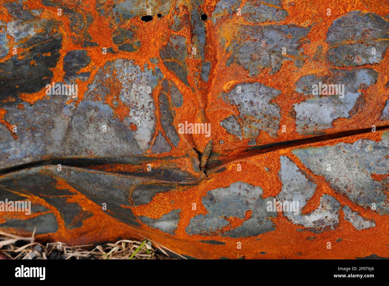 Rust and paint spots Stock Photo - Alamy