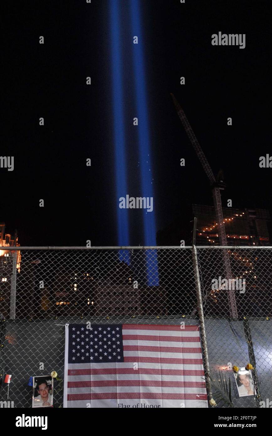 12 September 2007- New York, NY- A Tribute In Light in remembrance of ...