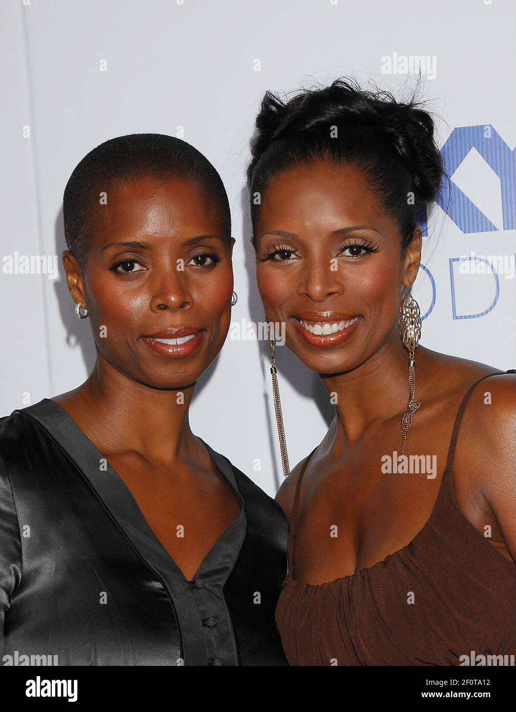 Tasha Smith (R) and her sister Sidra. 19 September 2007 - Westwood ...