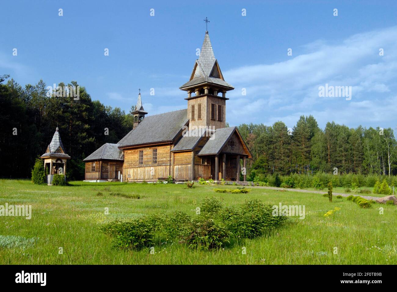 Wooden church, Janow Podlaski, Podlachien, Poland Stock Photo - Alamy