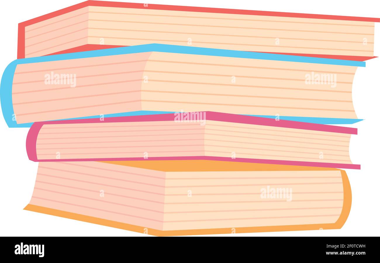 icon of stack of books Stock Vector Image & Art - Alamy