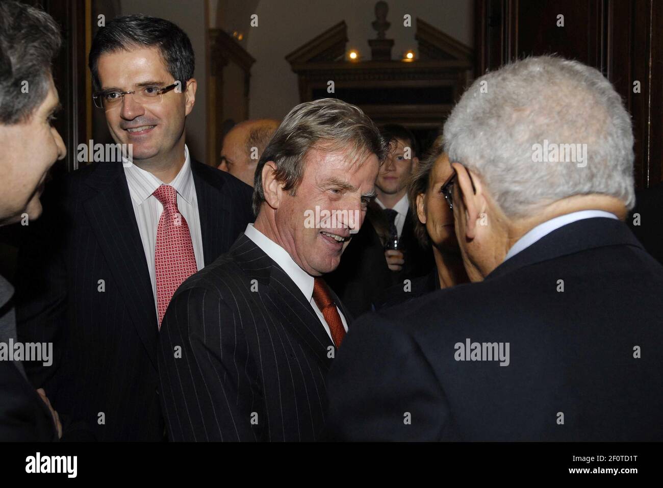 28 September 2007- New York, NY- Bernard Kouchner and Henry Kissinger ...