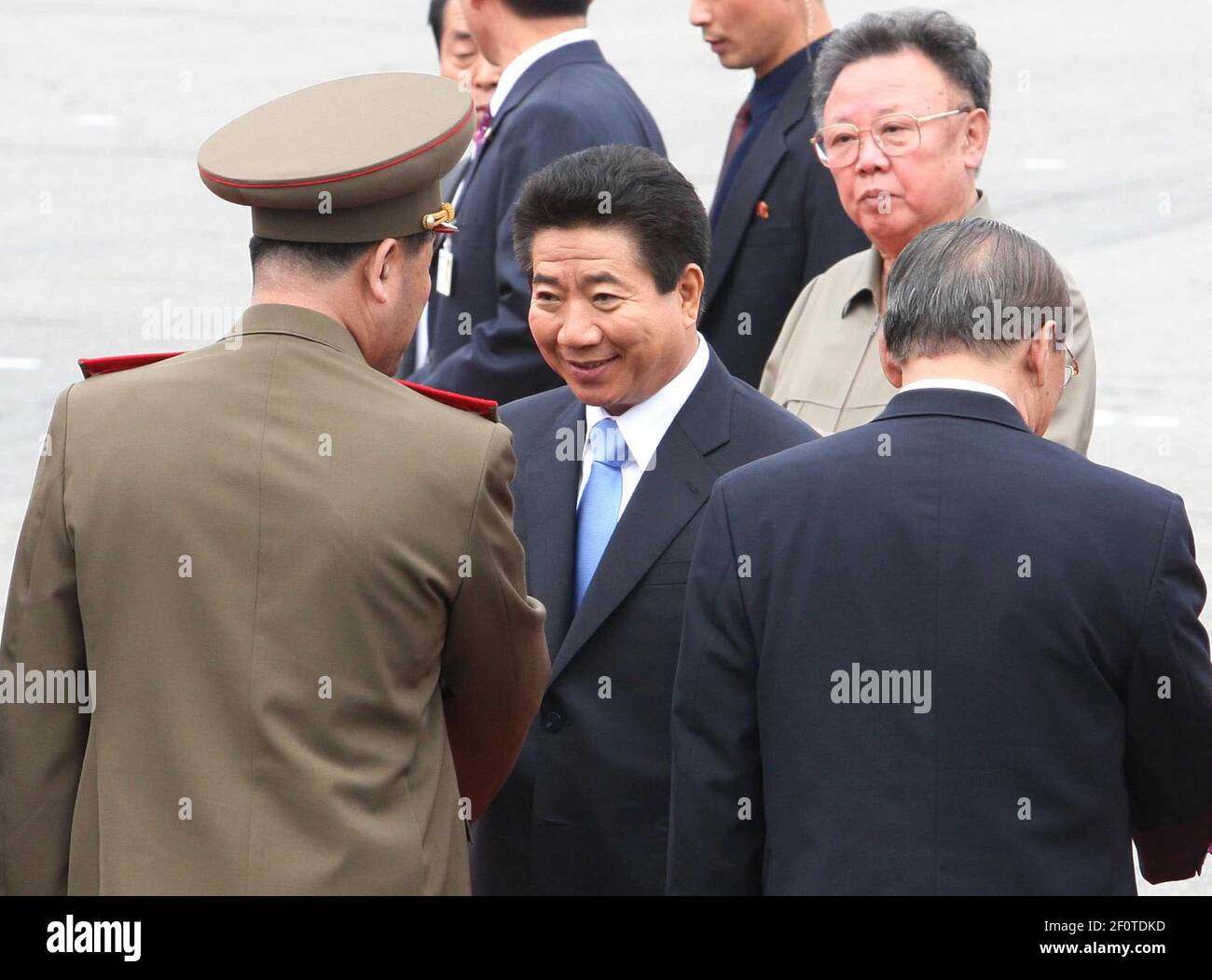 2 October 2007 - Pyongyang, North Korea - South Korean President Roh ...
