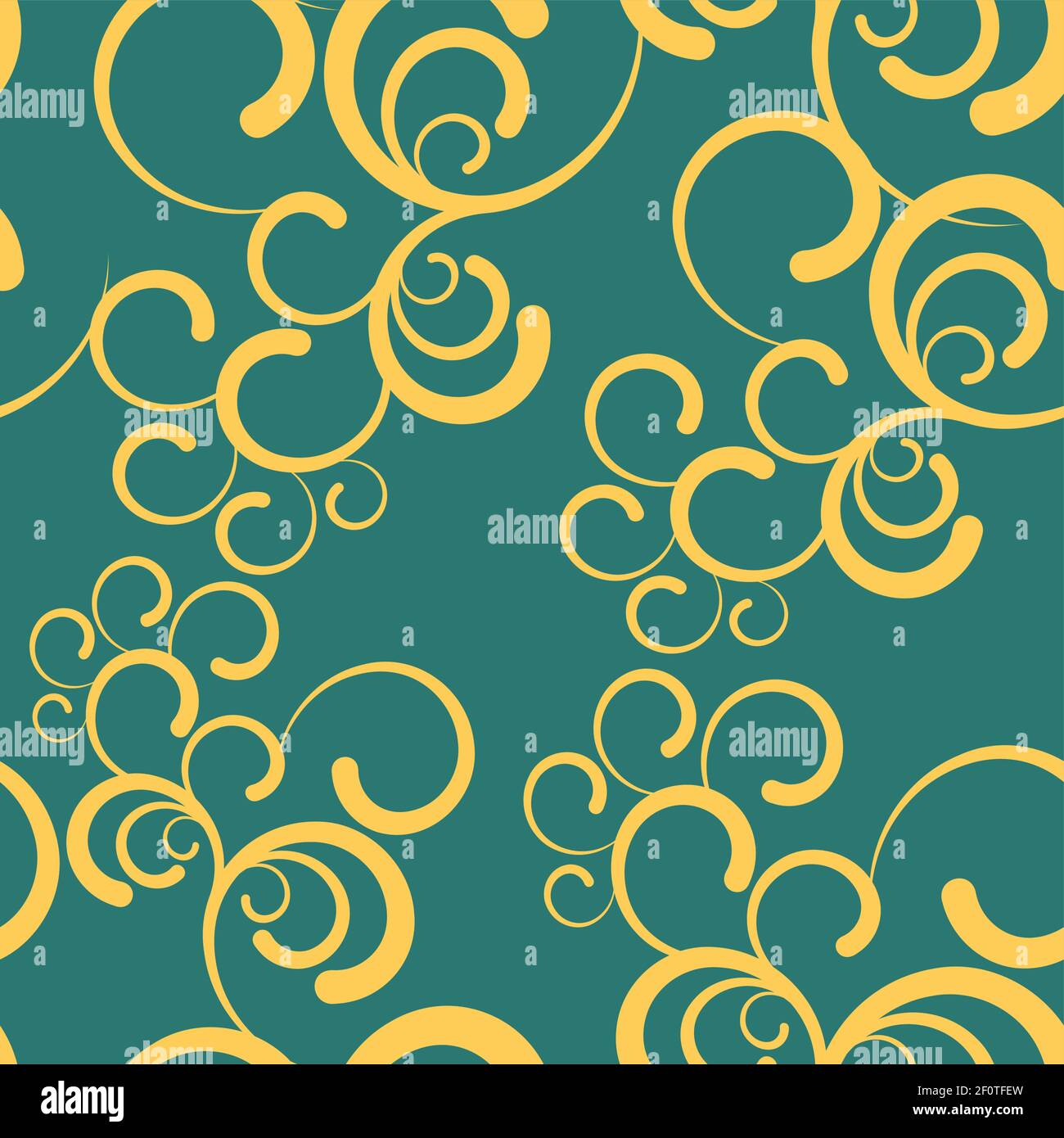 Curlicues in cartoon style on light background. Vector design template ...