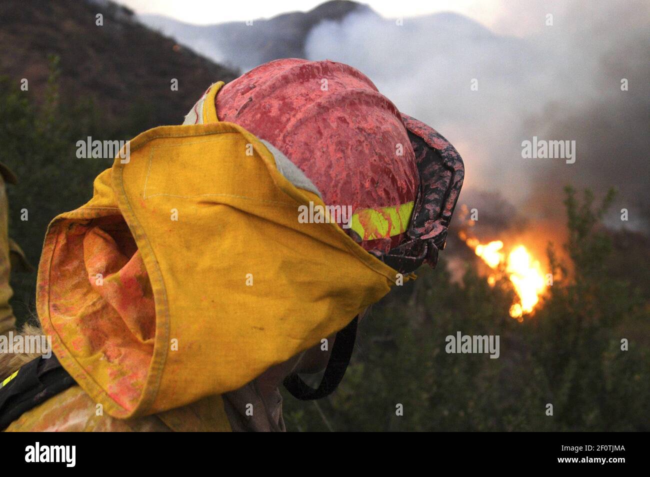 23 October 2007 - Orange County, CA -Firefighter Kathy Schaefer ...