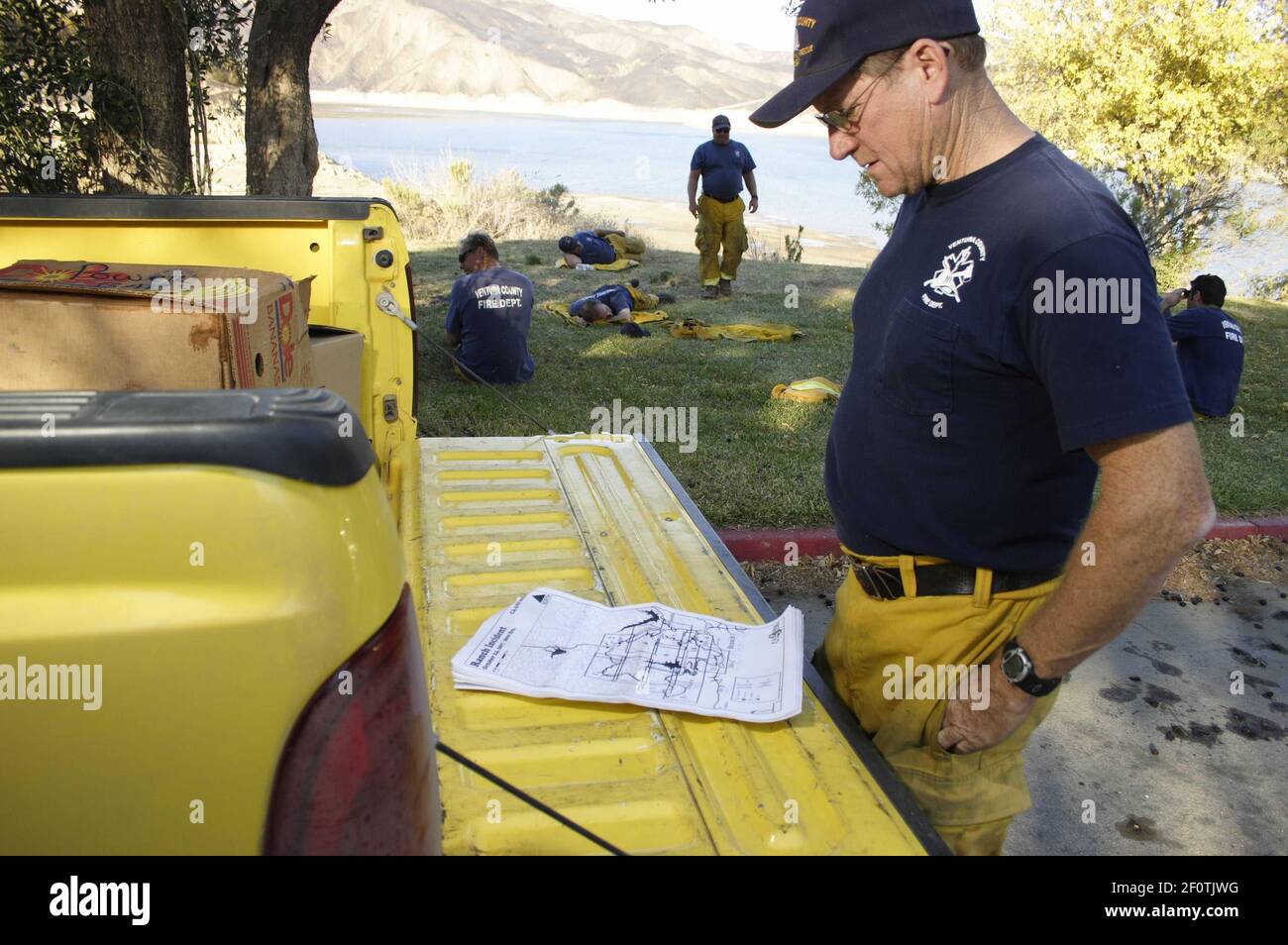 24 October 2007 - Piru, CA -Ventura County Fire Department Captain and ...