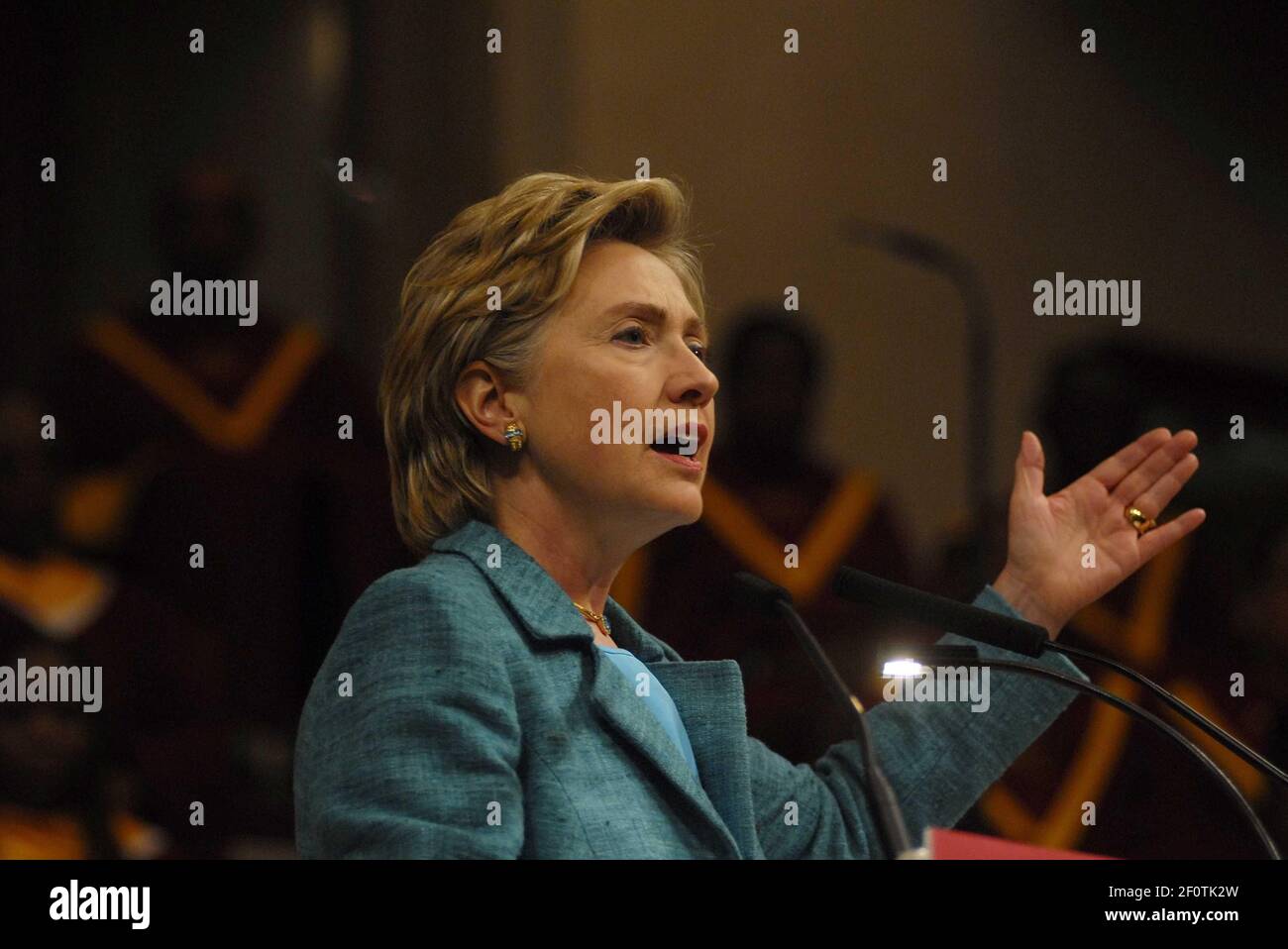 27 October 2007- New York, NY- Democratic Presidential candidate Hillary Rodham Clinton attends ...