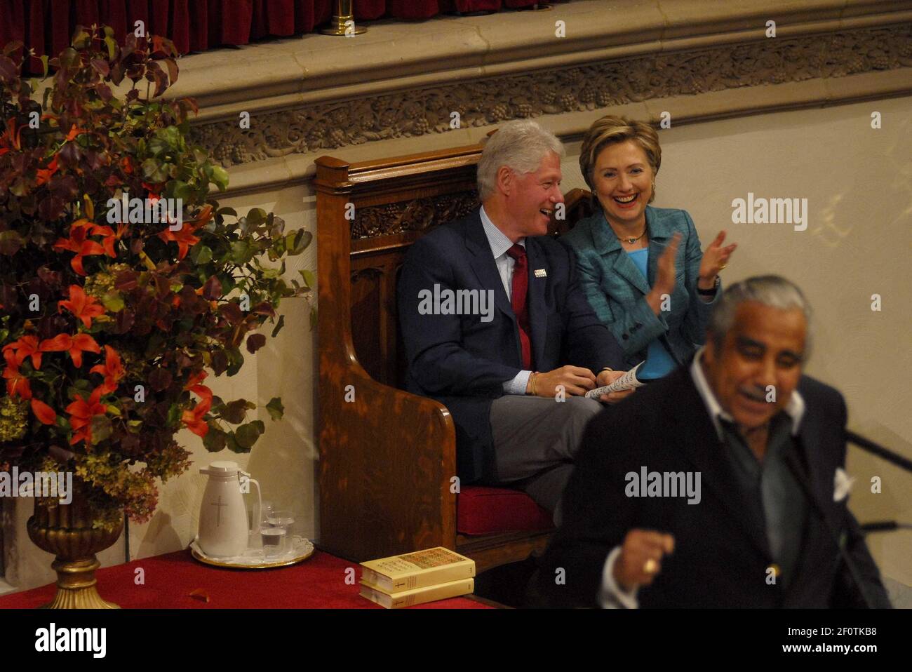 27 October 2007- New York, NY- Democratic Presidential candidate Hillary Rodham Clinton attends ...