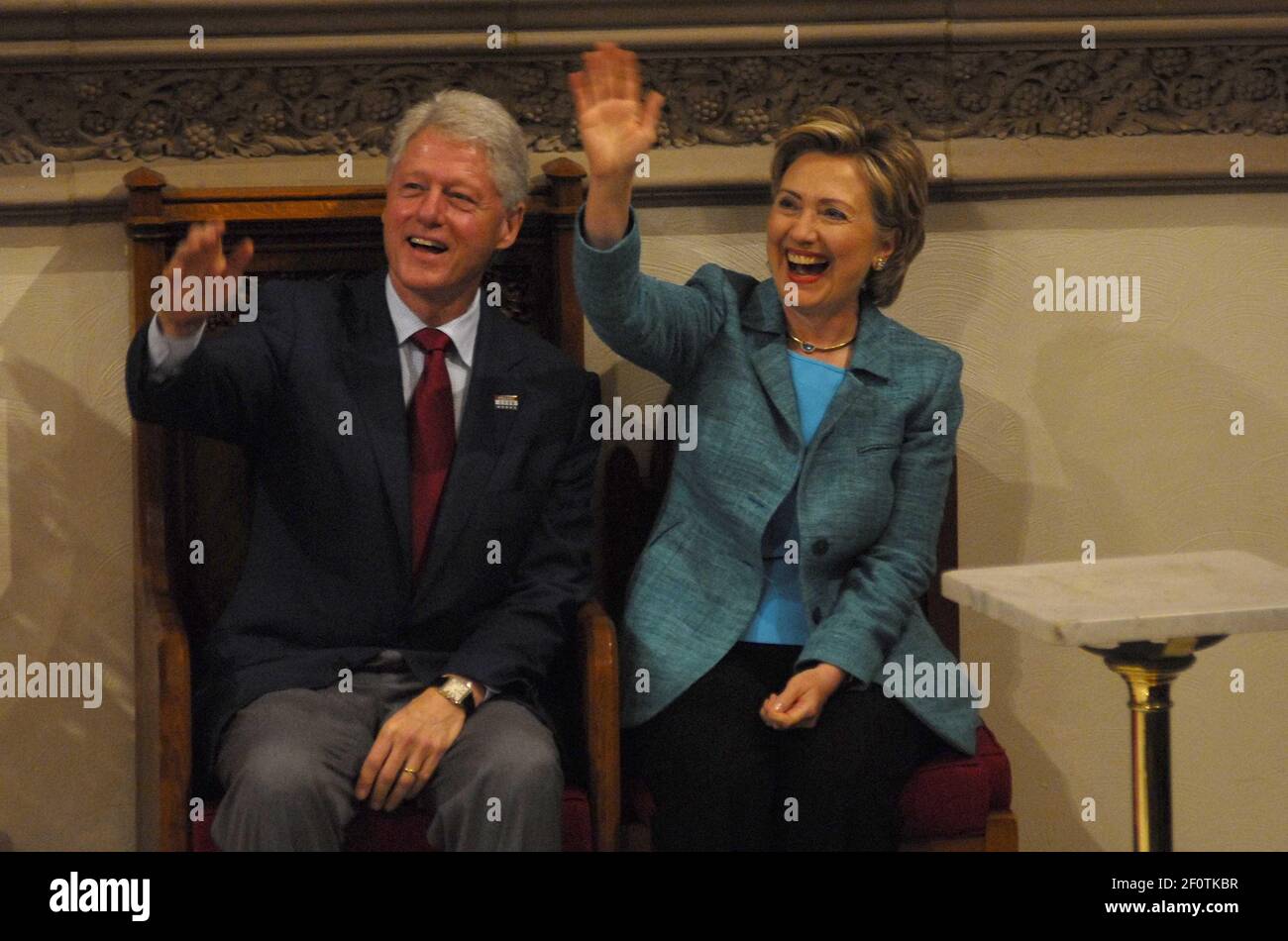 27 October 2007- New York, NY- Democratic Presidential candidate Hillary Rodham Clinton attends ...