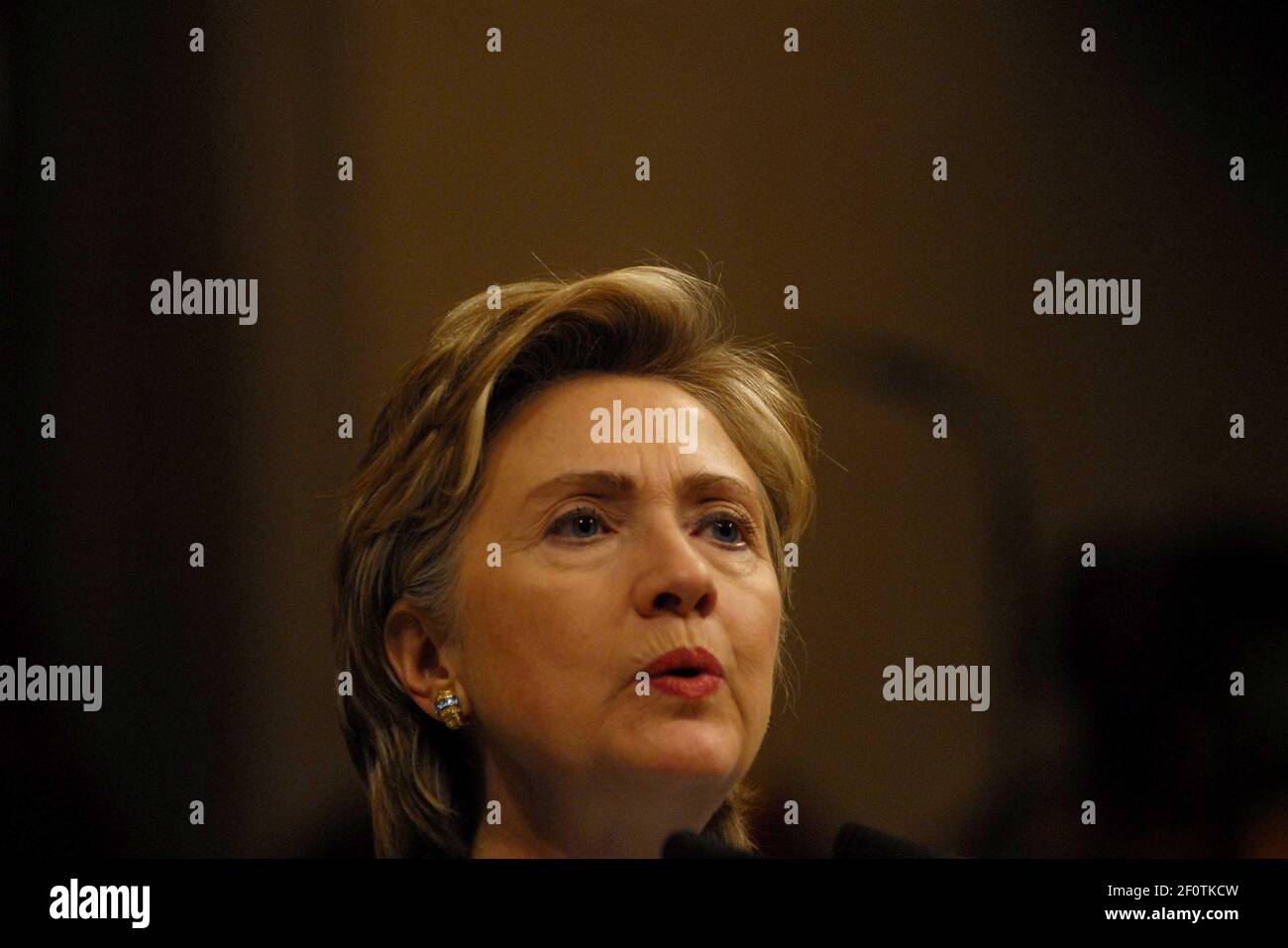 27 October 2007- New York, NY- Democratic Presidential candidate Hillary Rodham Clinton attends ...