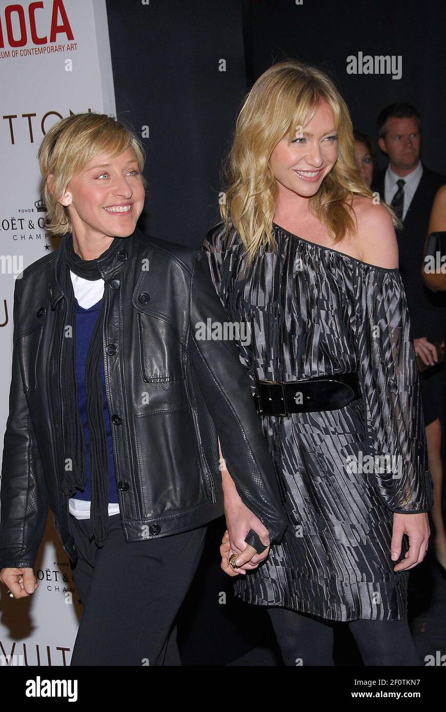Ellen DeGeneres and Portia de Rossi. 28 October 2007 - Los Angeles ...
