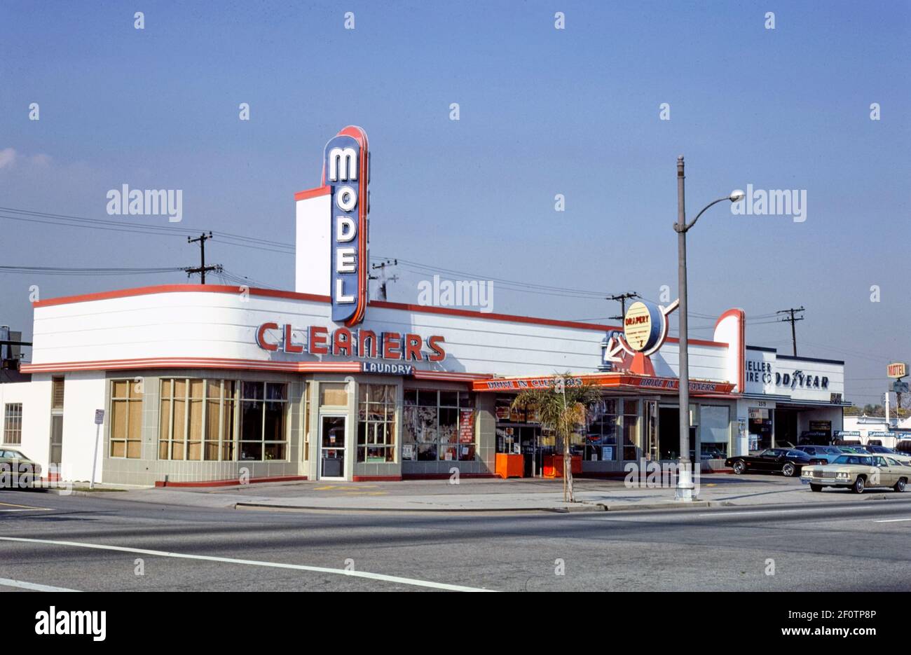 Model Drive In Cleaner - angle - 25th & Long Beach Boulevard - Long ...