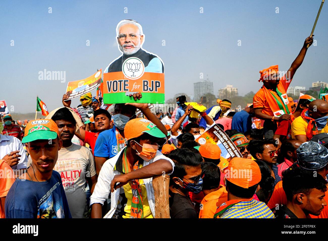 Brigade of bjp hi-res stock photography and images - Alamy