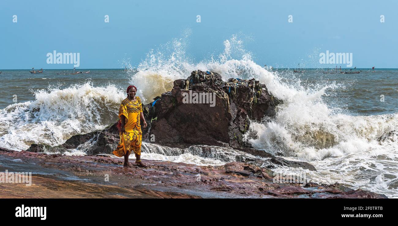 African model at the beach hi-res stock photography and images - Alamy