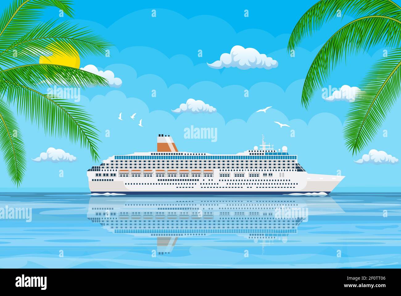 Islands in island paradise Stock Vector Images - Alamy