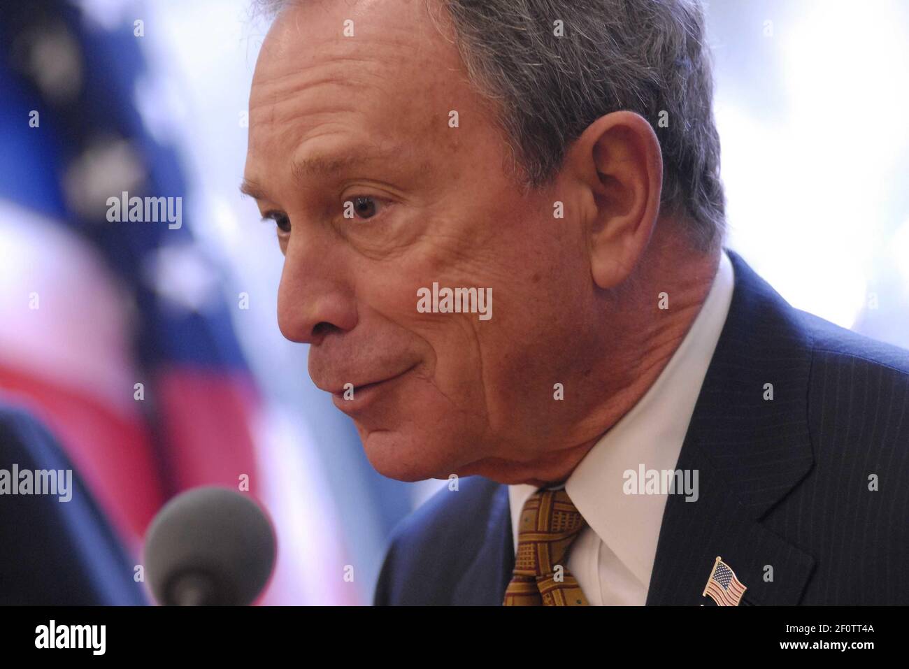 13 November 2007- New York, NY- New York City Mayor Michael Bloomberg ...