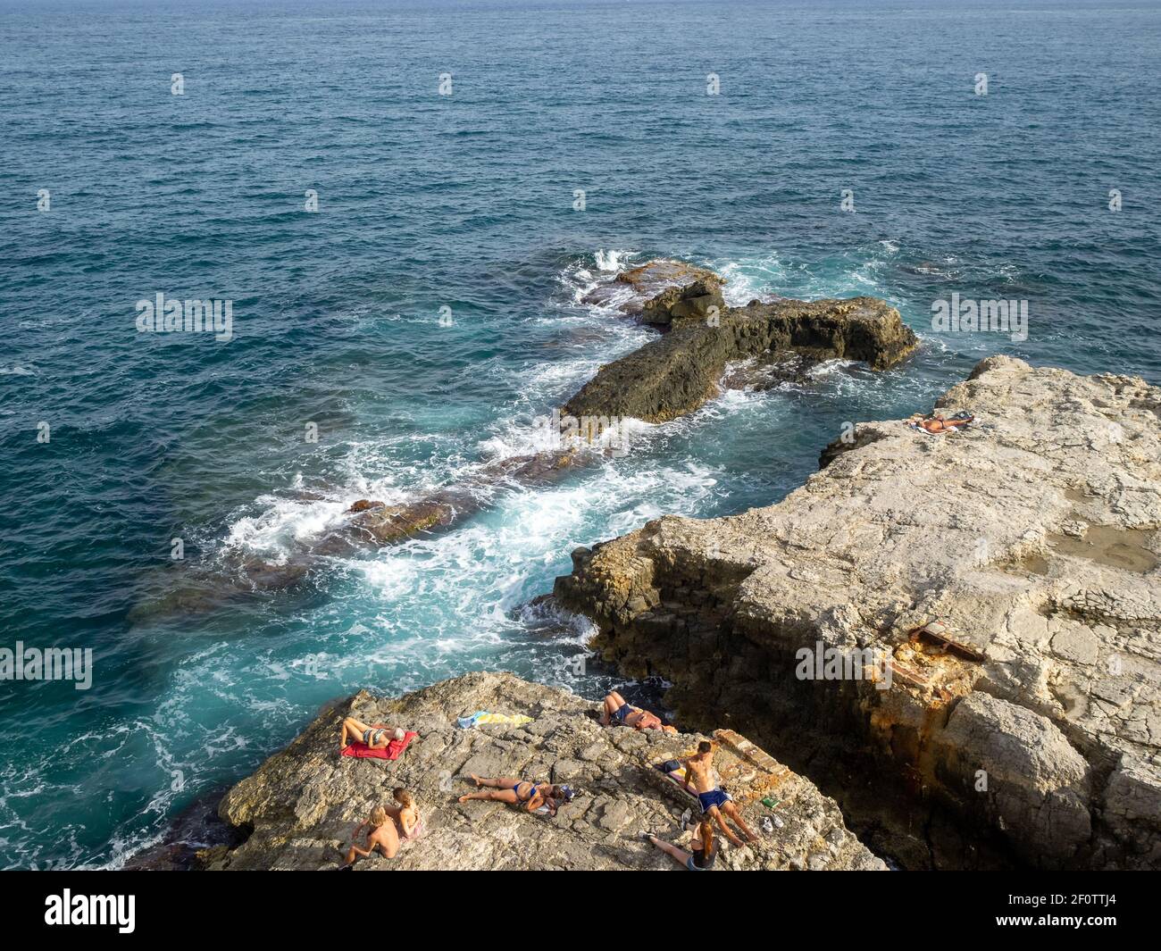 Sunbathing in the sea hi-res stock photography and images - Alamy