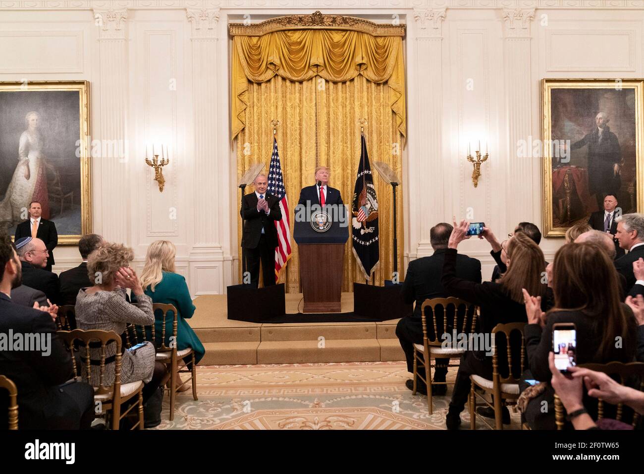 Benjamin netanyahu at white house 2020 hi-res stock photography and ...