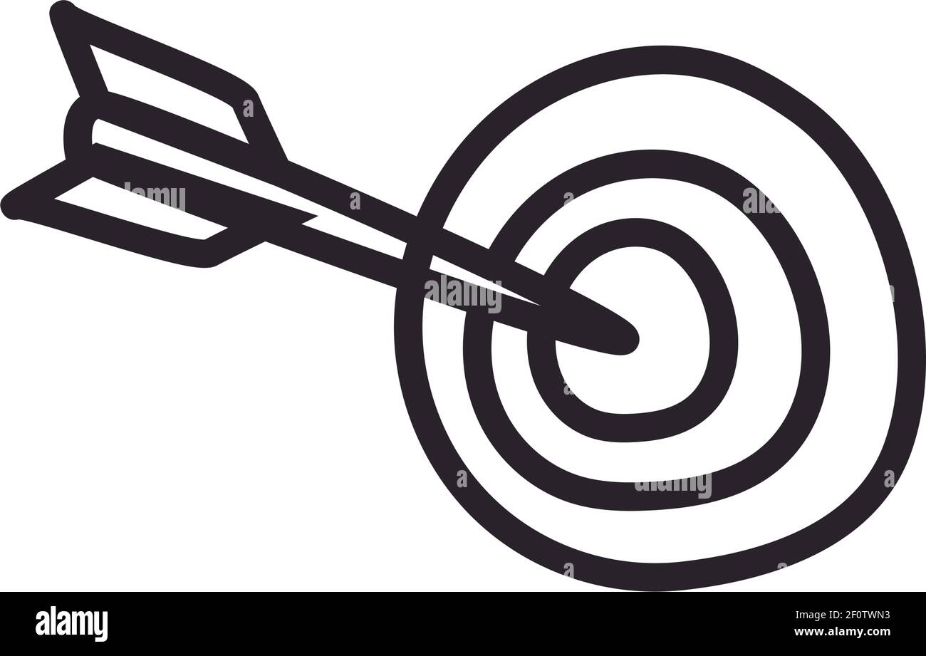 Solution and success target icon Stock Vector Image & Art - Alamy