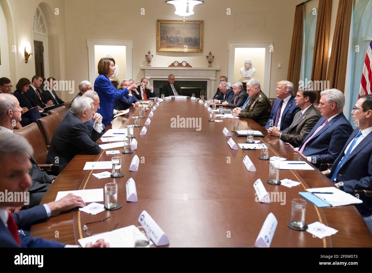 Cabinet room white houes hi-res stock photography and images - Alamy