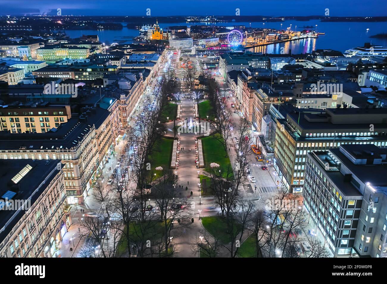 Esplanade park helsinki aerial hi-res stock photography and images - Alamy
