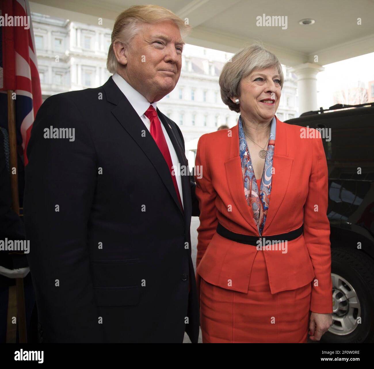 West wing entrance hi-res stock photography and images - Alamy