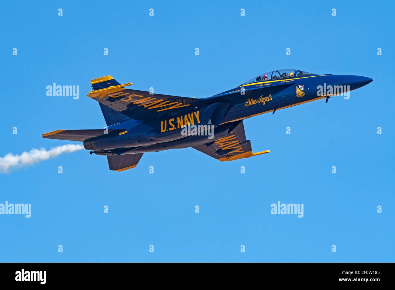 Blue Angels F-18 Super Hornet Jet Stock Photo - Alamy