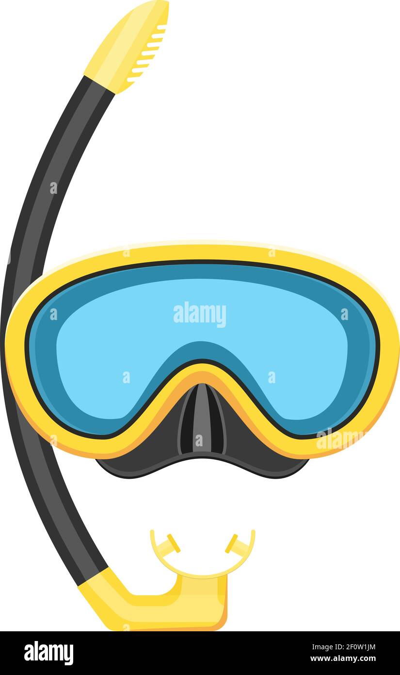 Beach holiday scuba mask Stock Vector Images - Alamy