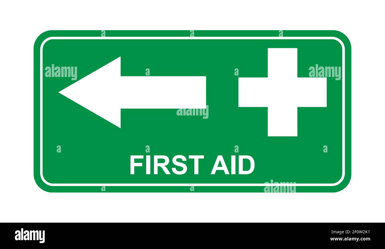First aid sign, health cross medical symbol, medicine emergency ...
